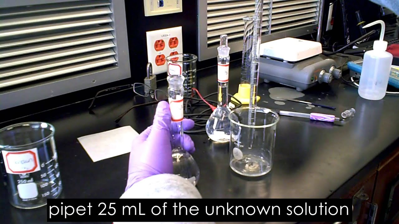 Potentiometric Titrations of Chloride and Iodide - YouTube