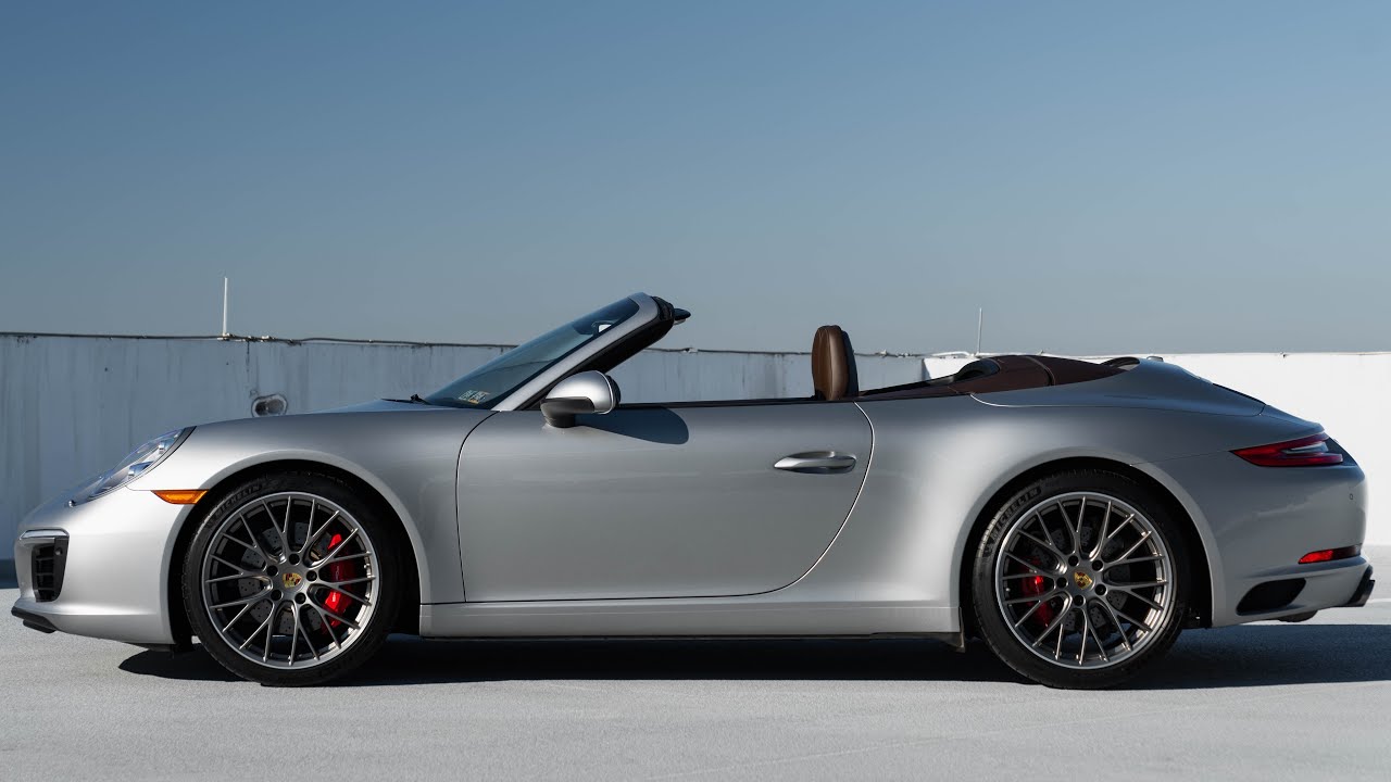 2017 Porsche 911 Carrera S Cabriolet | GT Silver Metallic over Saddle ...