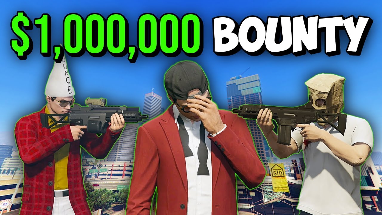 Can I Survive a $1,000,000 Bounty in GTA Online? - YouTube