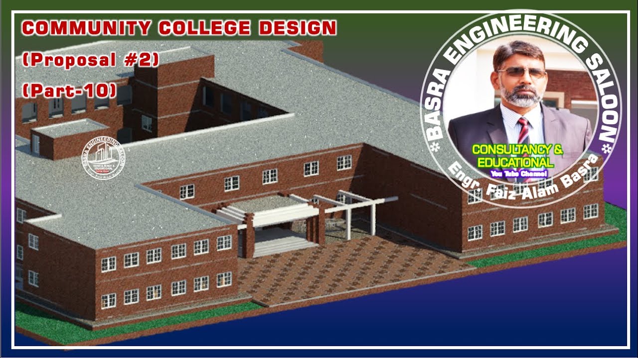 Community College Design in Revit (Proposal #2) (Part -10) || Engr. F A ...