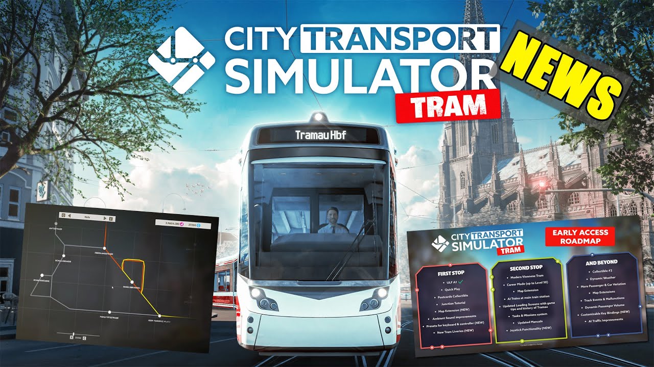 City Transport Simulator: Tram | ROADMAP | Kartenerweiterung! | Neues ...