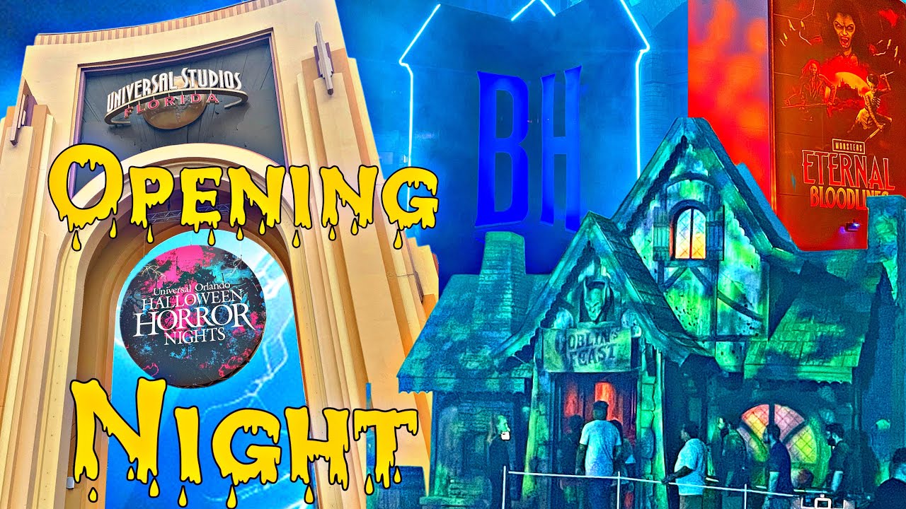 OPENING NIGHT Halloween Horror Nights 2024! - YouTube