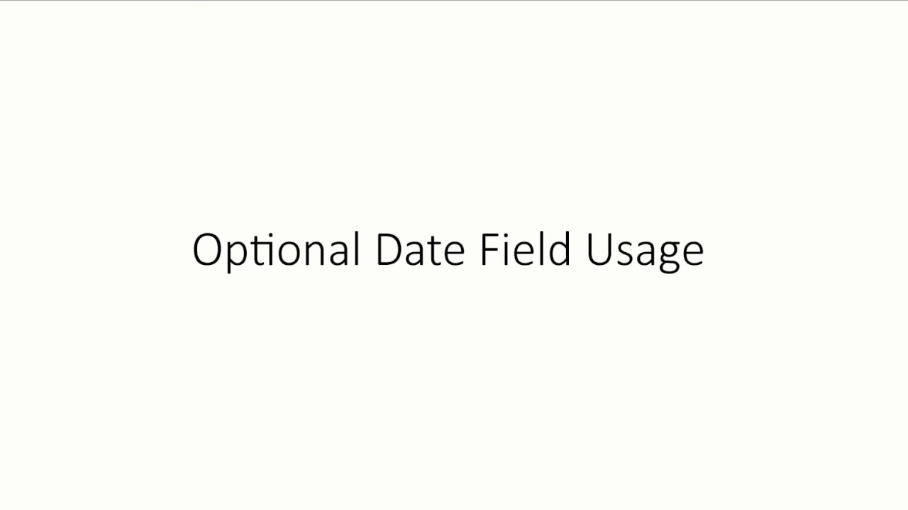 Paperless Pipeline Pro Webinar 48 - Optional Date Field Usage - YouTube