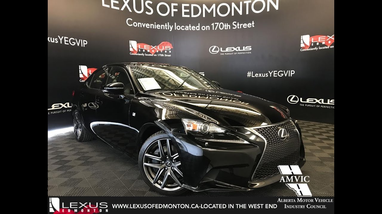 Used Black 2015 Lexus IS 350 F Sport Series 2 Walkaround Review Edson ...