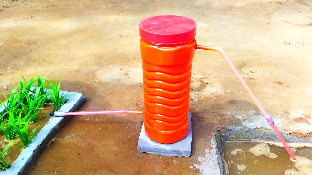 How to make free energy water pump | Science project | Diy water pump ...