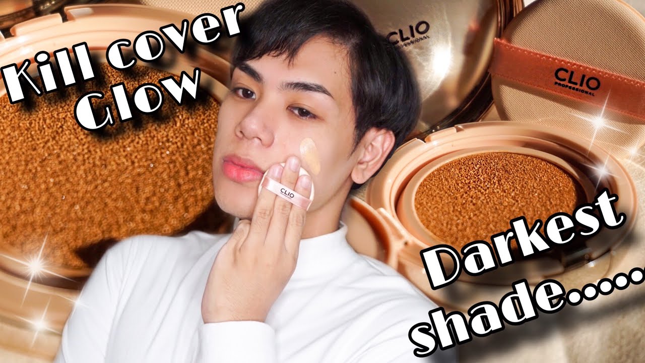 CLIO KILL COVER GLOW CUSHION SAND SHADE (darkest shade) - YouTube