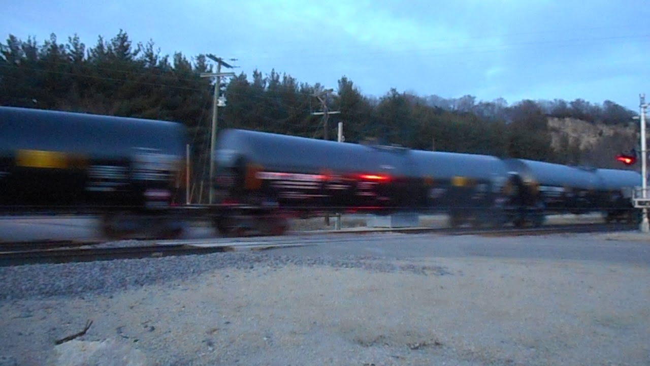 BNSF 6324 w/oil return-new CBTX tank cars & a FRED on a DPU loco 4/5/20 - YouTube