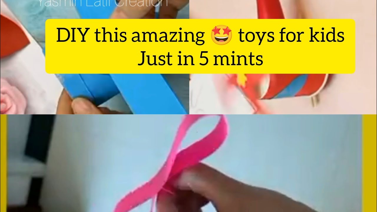 DIY this amazing toys for kids with papers||New crafts ideas for you ...