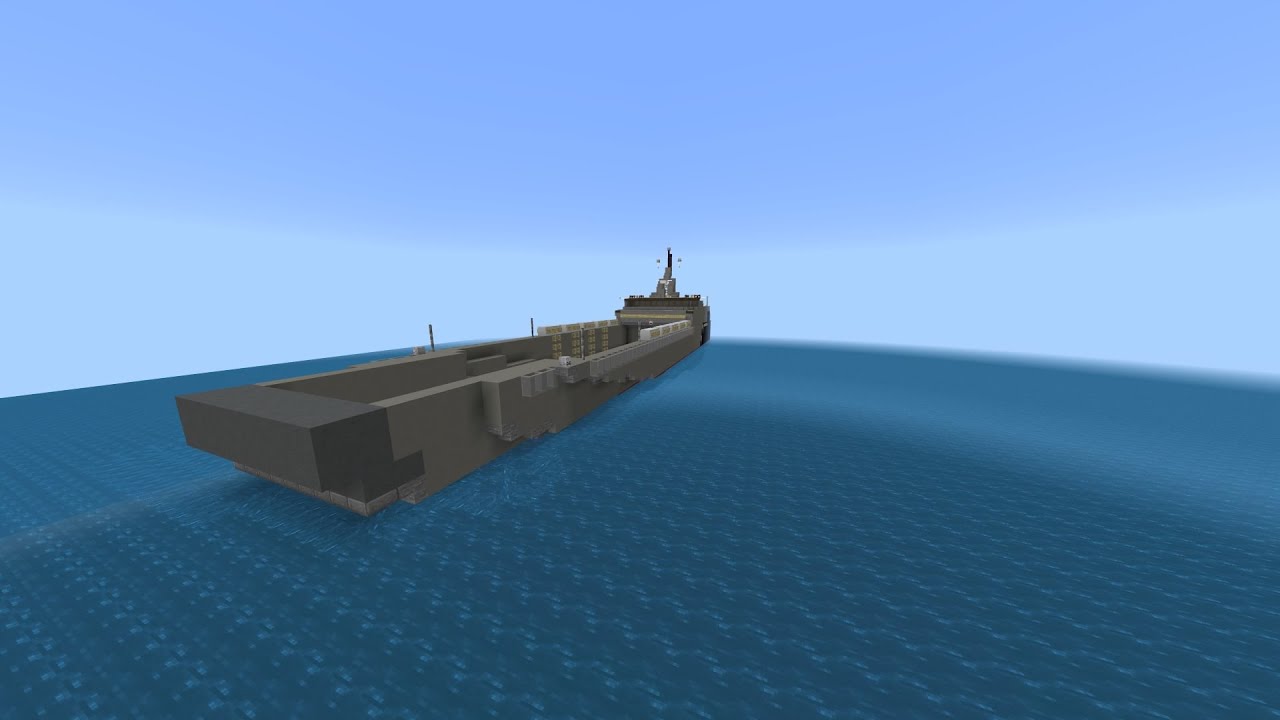 How To Build The Dyugon Class Landing Craft In Minecraft Part 1 (1.5:1 ...