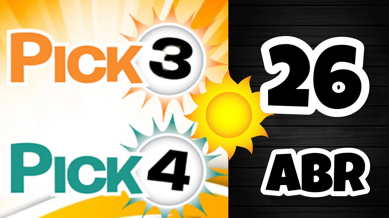 Resultado PICK 3 Y PICK 4 DIA Sabado 26 de Abril de 2025 - YouTube