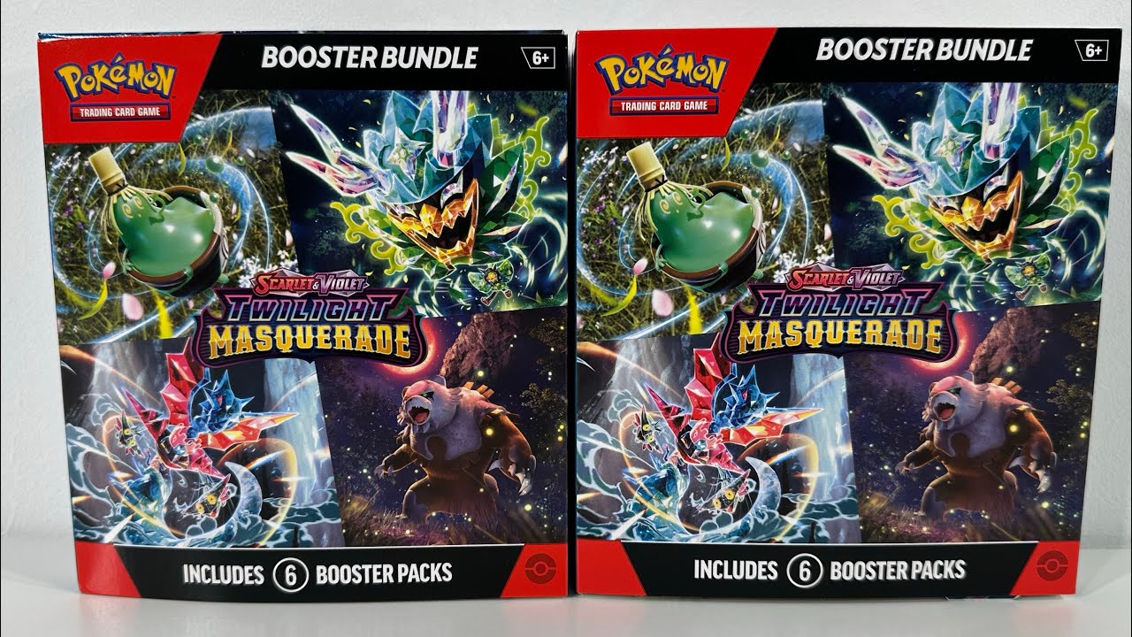 Pokémon TCG - Twilight Masquerade Booster Bundle Unboxing - YouTube