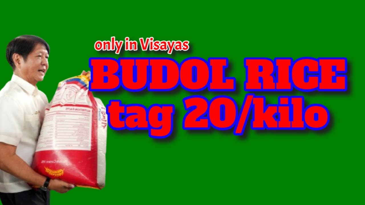 BUDOL RICE tag 20/kilo - YouTube