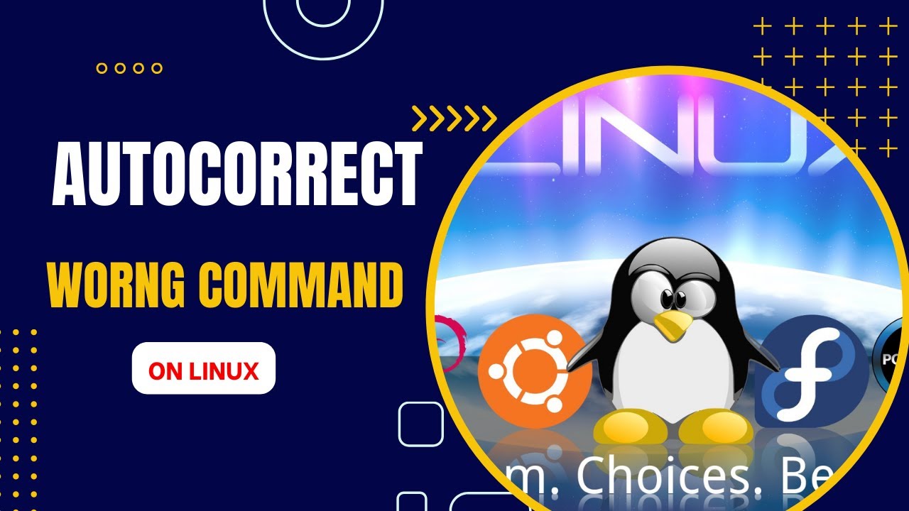 How To Autocorrect Wrongly Typed Linux Commands Linux World Youtube