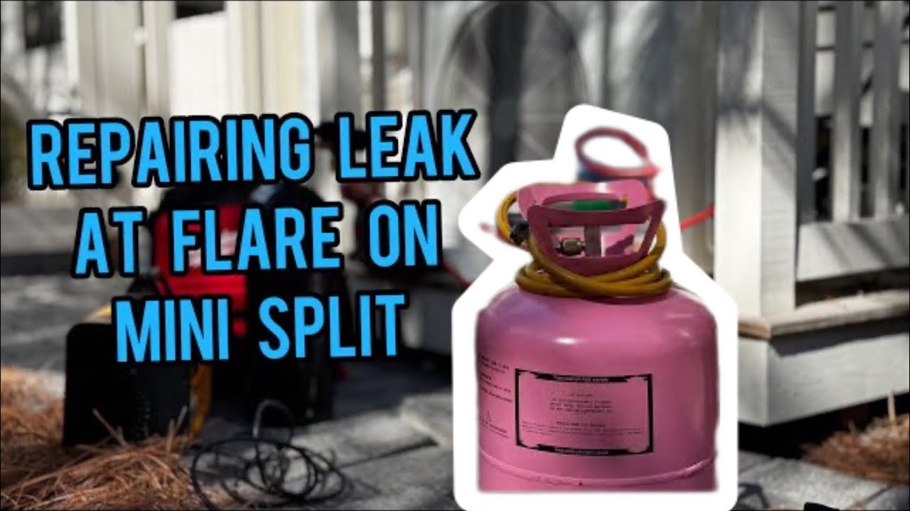 Mini split HVAC leaking refrigerant!!! - YouTube