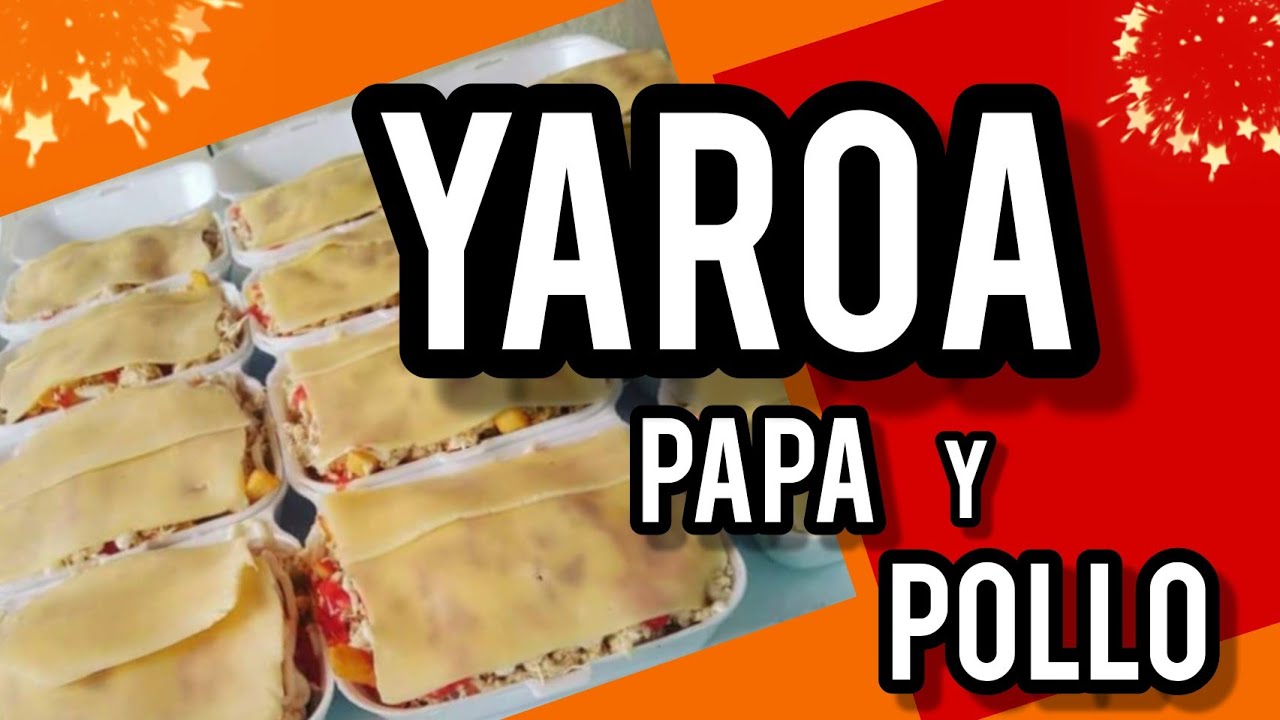 🍟🍗 CÓMO PREPARAR YAROA de PAPA Con POLLO | PREPARAR YAROA DOMINICANA ...