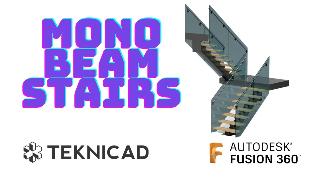 Generate your MonoBeam Stairs in Fusion 360 - YouTube