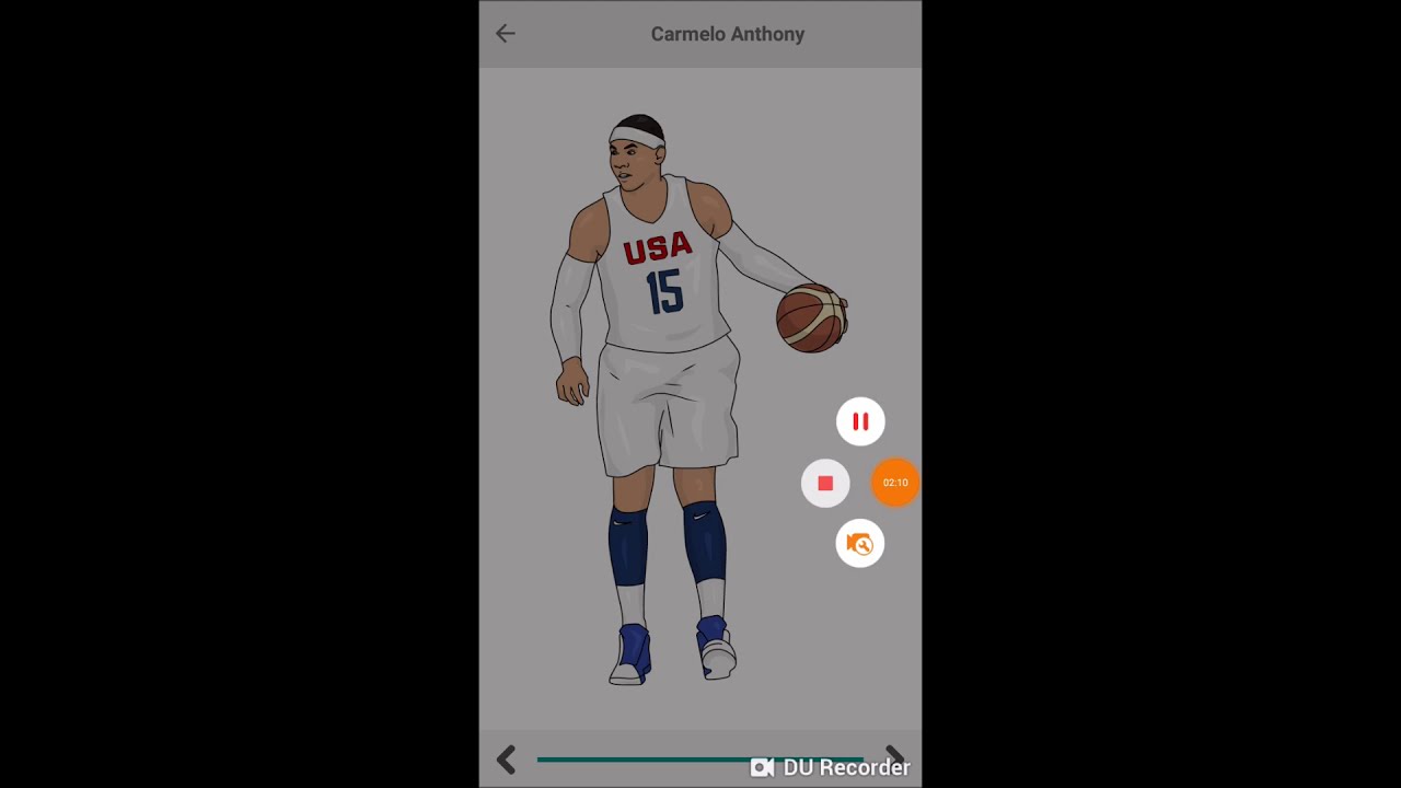 How to Draw Carmelo Anthony - YouTube