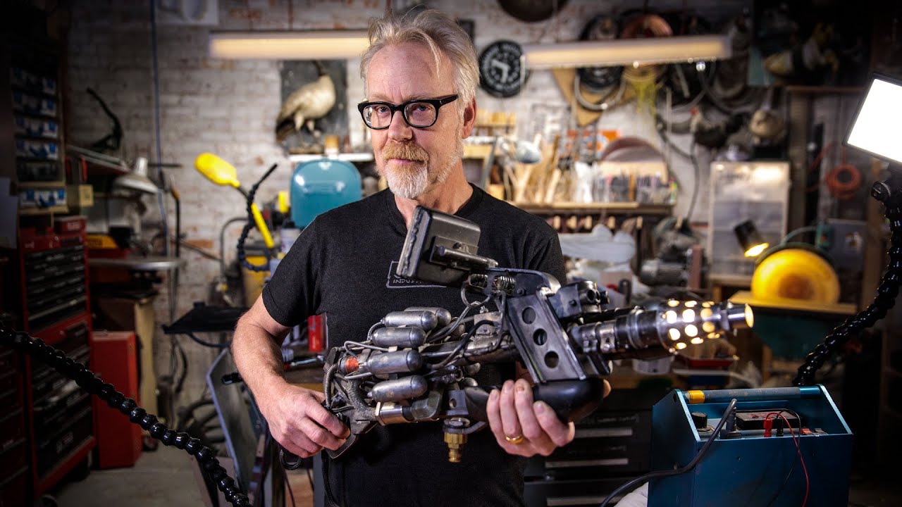 Adam Savage's Original Matrix Lightning Gun! - YouTube
