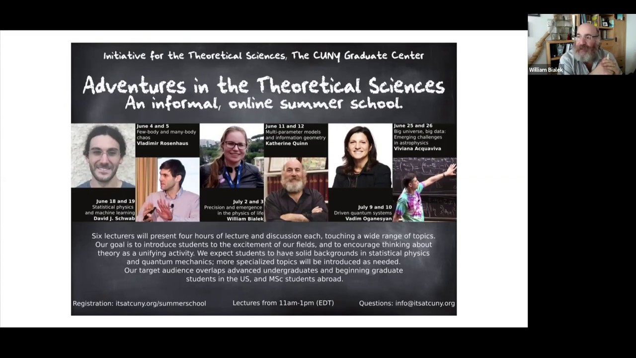 Part 2: Precision and emergence in the physics of life with William ...