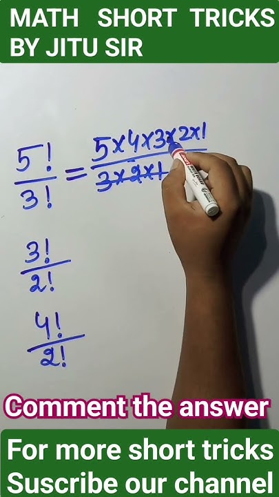 math short tricks by JITU SIR - YouTube
