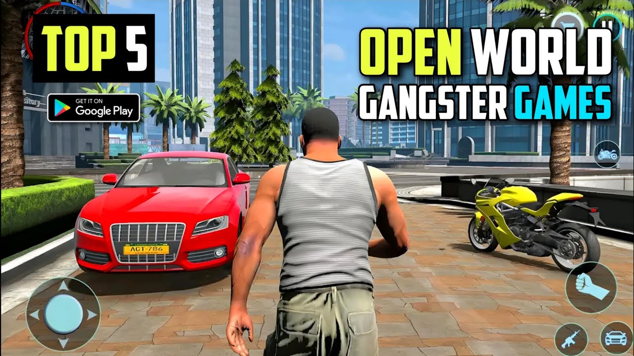Top 5 Gangster Games for Android 2024 || Best Open World Games In ...