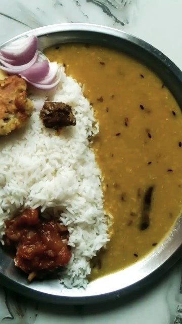 best easy dal chawal Indian recipe 😋 # dhabha style 😋👍# smiley kitchen ...