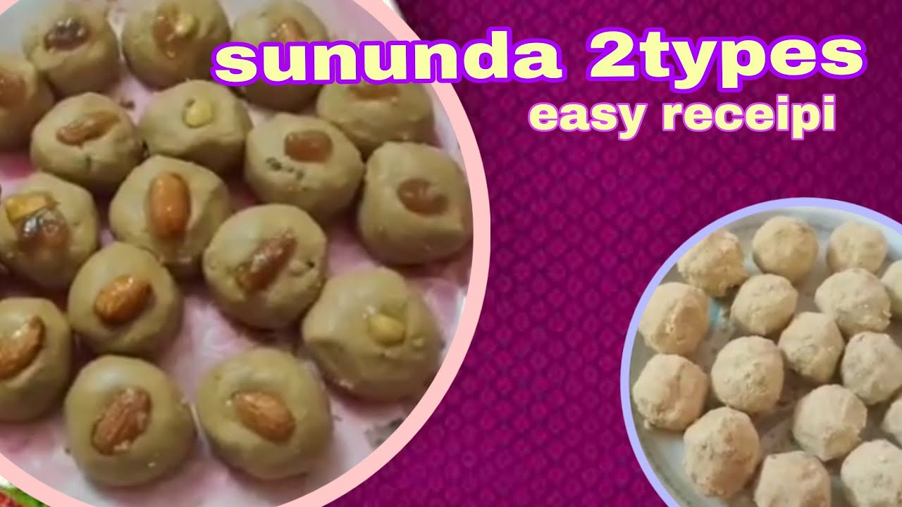 sununda sweet recipes - YouTube