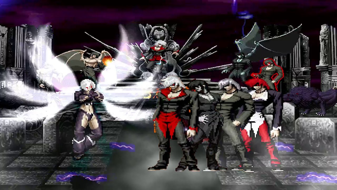 [KOF MUGEN] Element Angel VS Element Team - YouTube