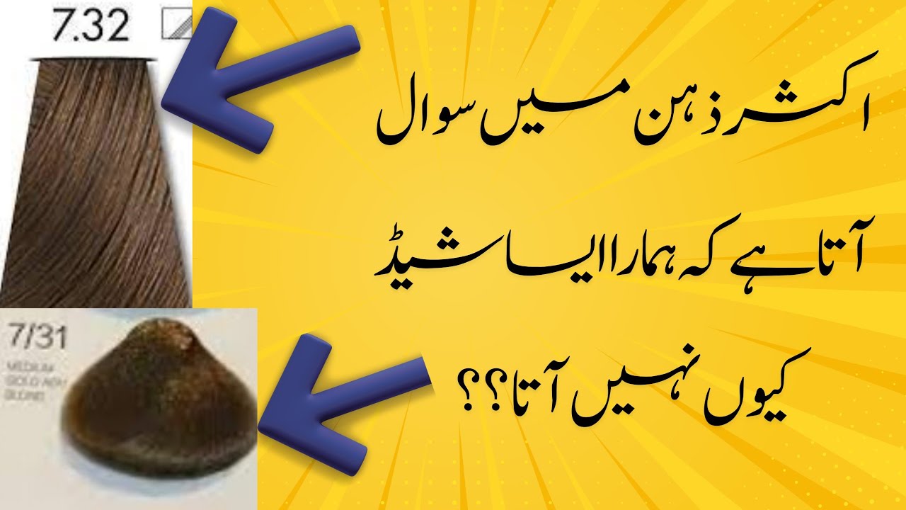 How to imagine hair color shade// Shades card class/ By Aisha Nazir ...