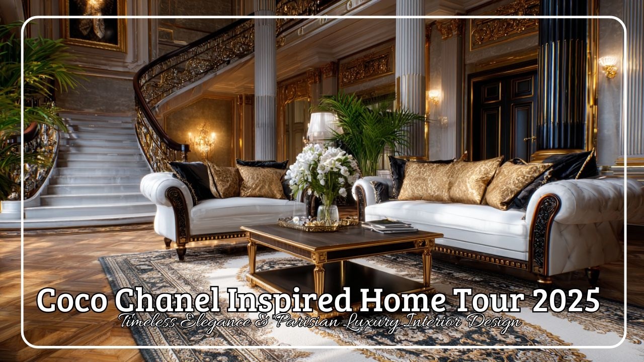 Coco Chanel Inspired Home Tour 2025 Timeless Elegance & Parisian Luxury ...