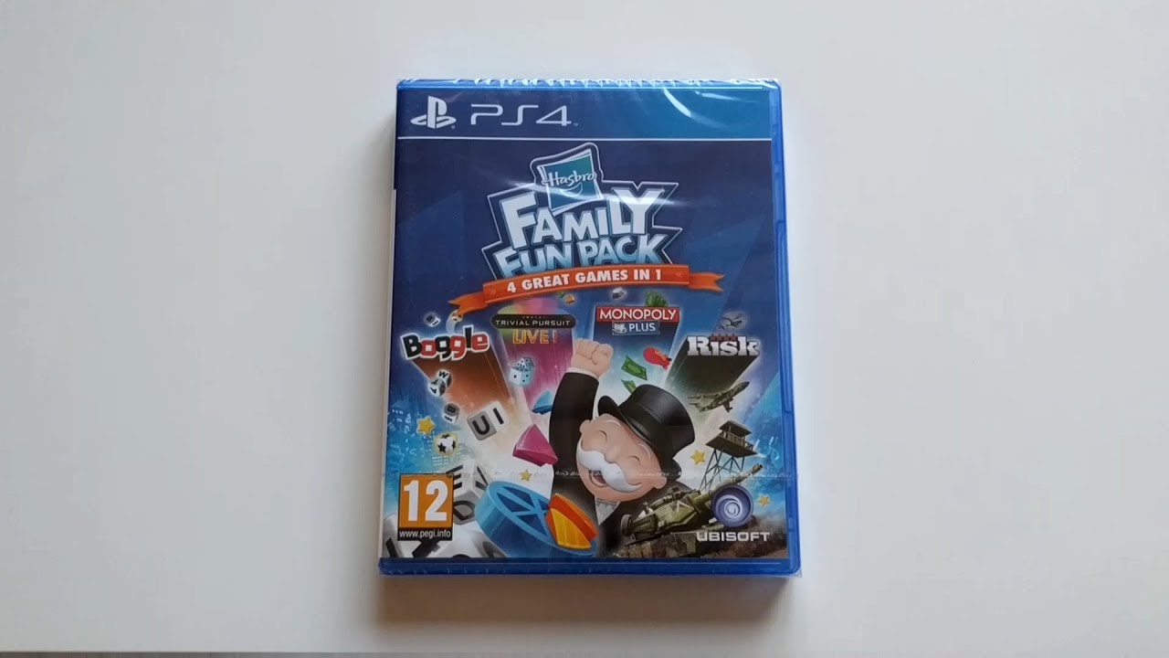 Hasbro Family Fun Pack PS4 Unboxing (Original?) - YouTube