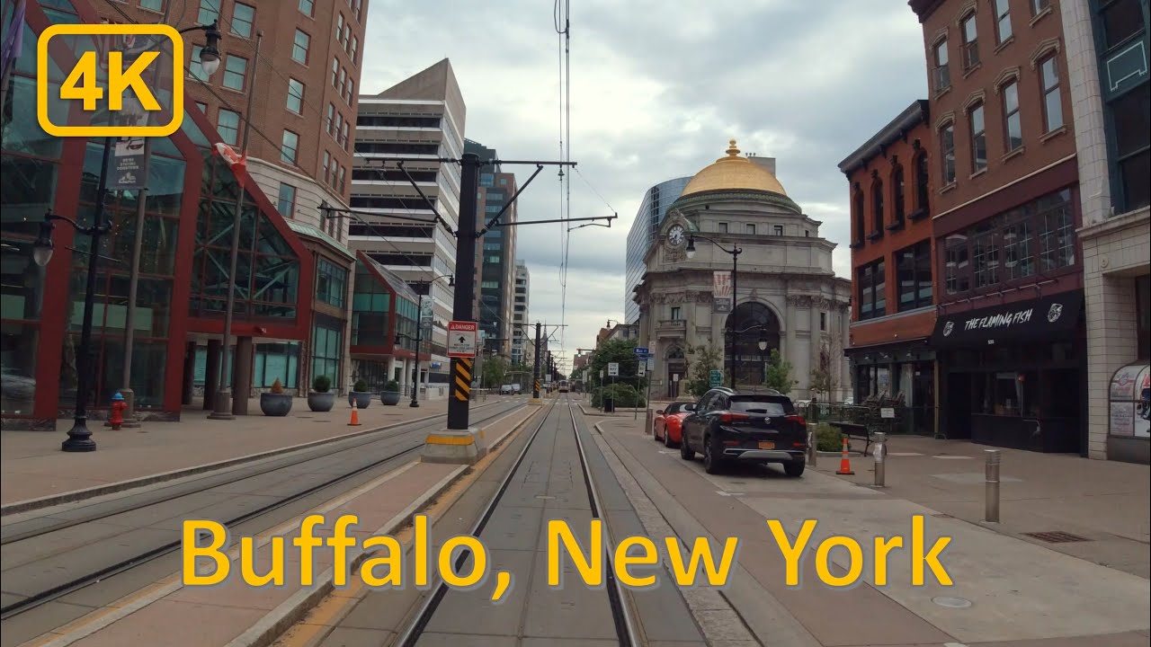 Driving in Downtown Buffalo, New York - 4K60fps - YouTube