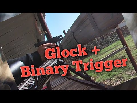 Glock 9mm with binary trigger! - YouTube