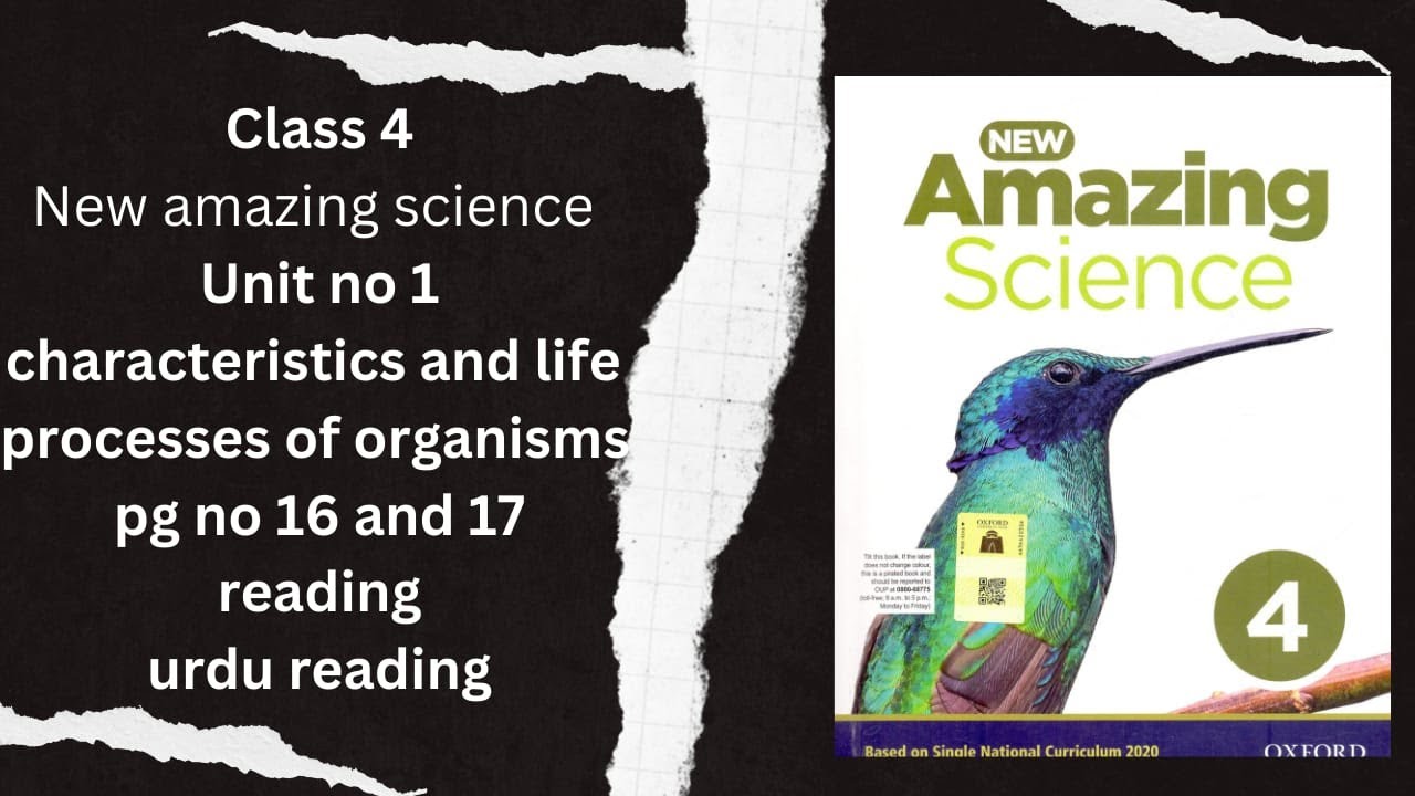 New amazing science class4 unit1 characteristics and life processes of ...