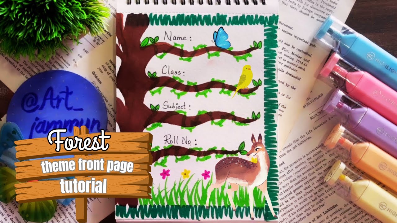 Step by step forest theme front page tutorial for projects | Easy ...