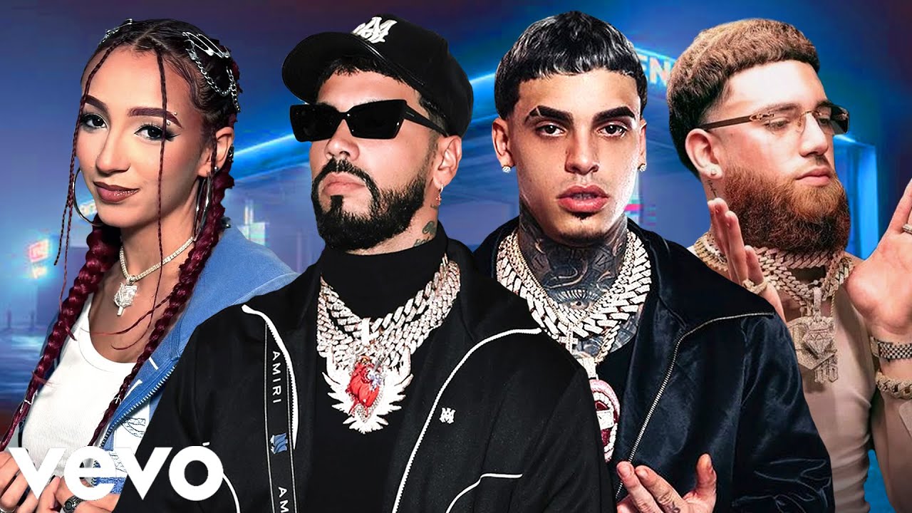 Anuel AA, Luar La L, De La Rose & Hades 66 - BADDIE REMIX (Music Video ...