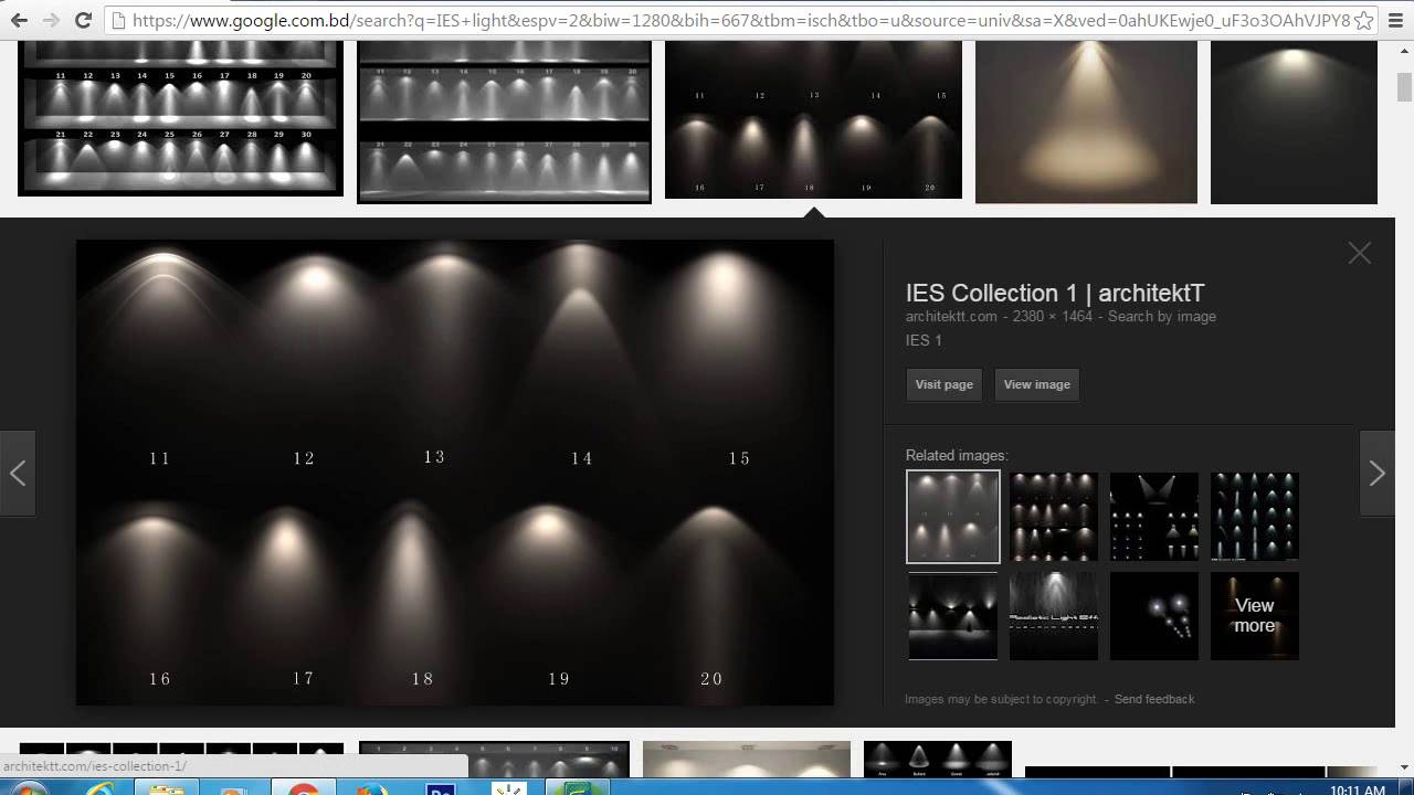 IES Light in 3ds Max // Multiple IES light - YouTube