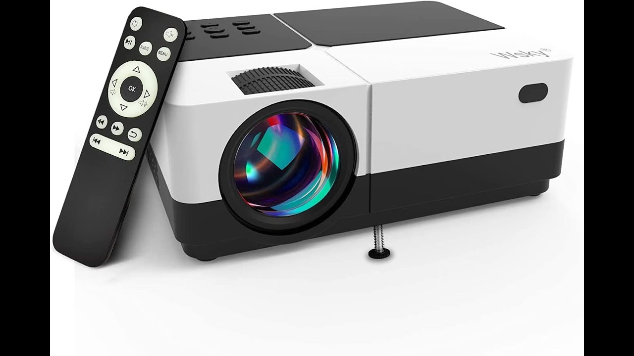 Wsky Projector Review, Pros & Cons – 7500 Lumens Mini Projector - YouTube