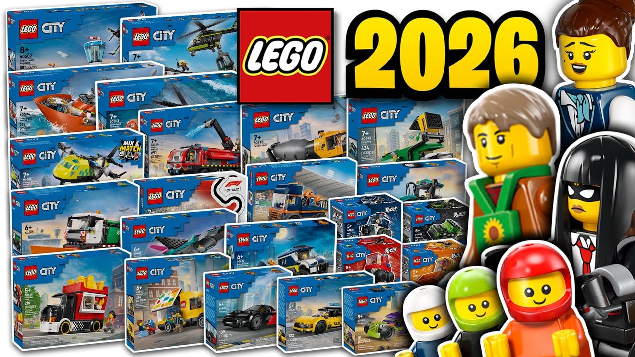 LEGO City 2026 Sets OFFICIALLY Revealed - YouTube