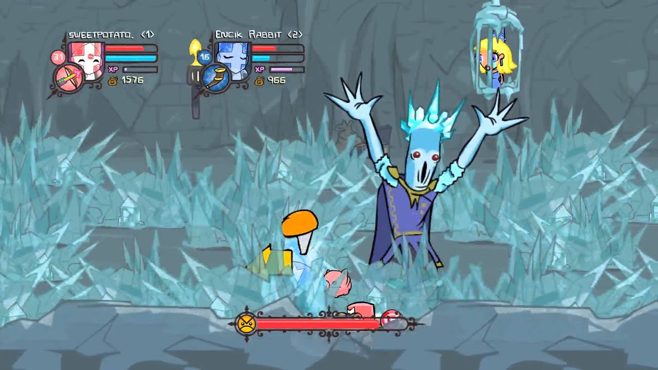 Castle Crashers, Annoying Ice Boss Part 8 - YouTube
