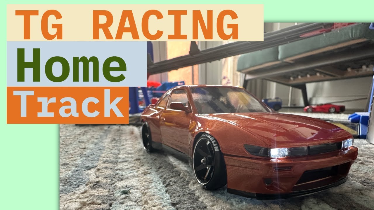 TG Racing 1/24 RWD drift car | Home track test - YouTube