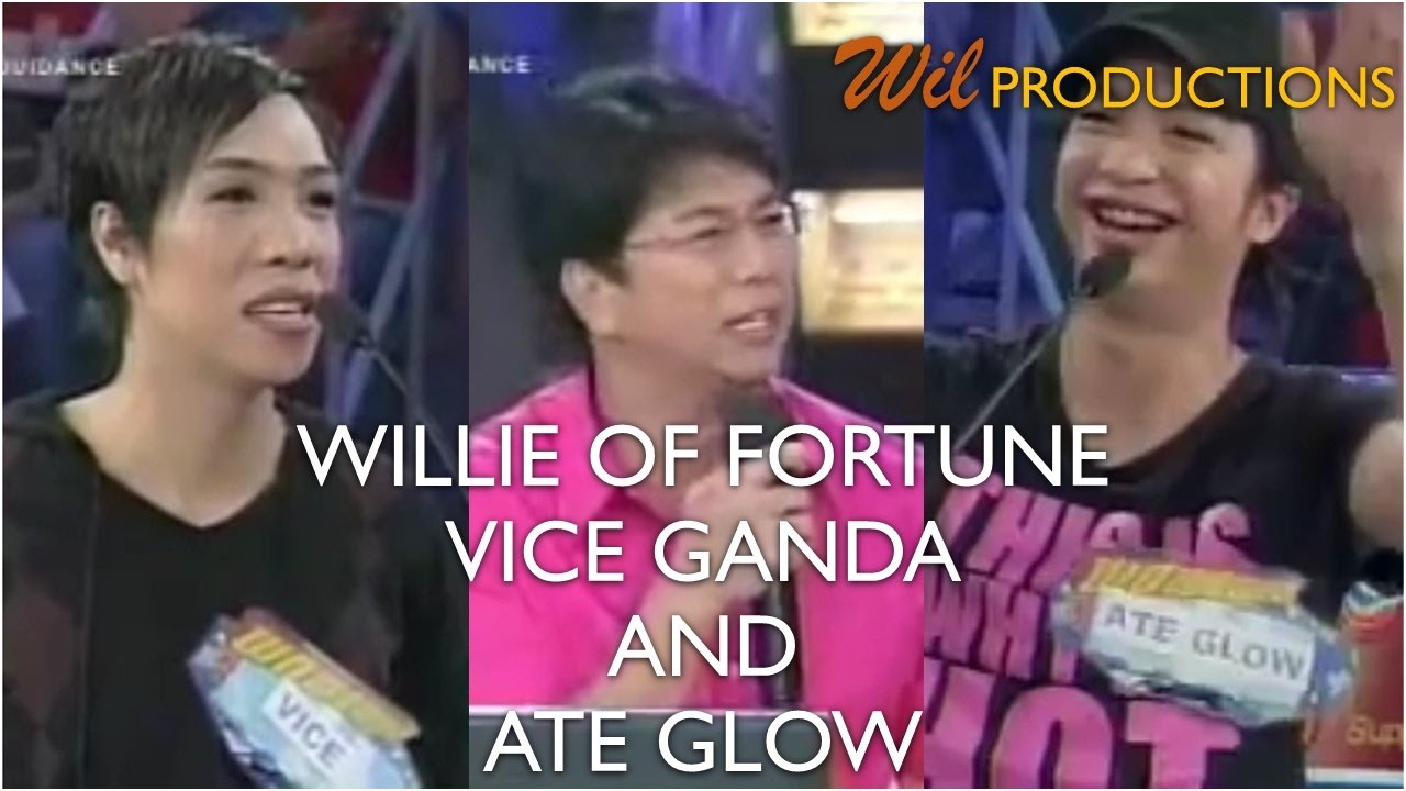 ANG BATA PA NILA VICE GANDA AT ATE GLOW DITO - WILLIE OF FORTUNE - YouTube