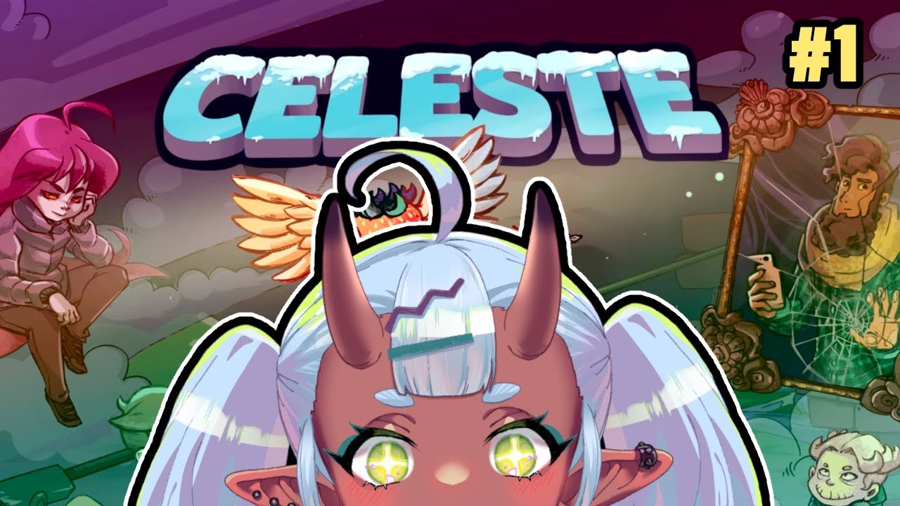 【Celeste #1】Baby's first try at difficult platformer【wyoca／vtuber】 - YouTube