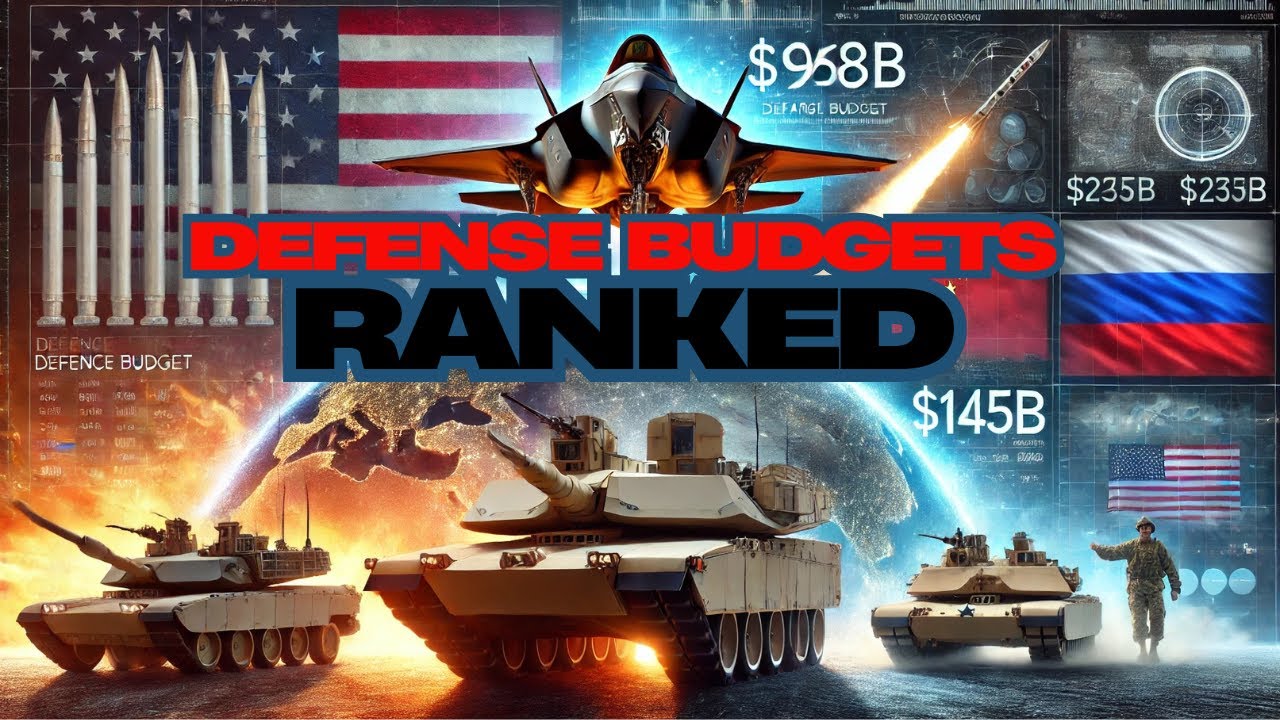 The Top 20 LARGEST Defense Budgets in the World in 2025 - YouTube