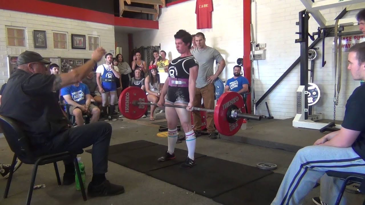 Jessica Donnellan - Deadlift Attempt 2 - 130kg @ 55kg - 2013 Wild West ...
