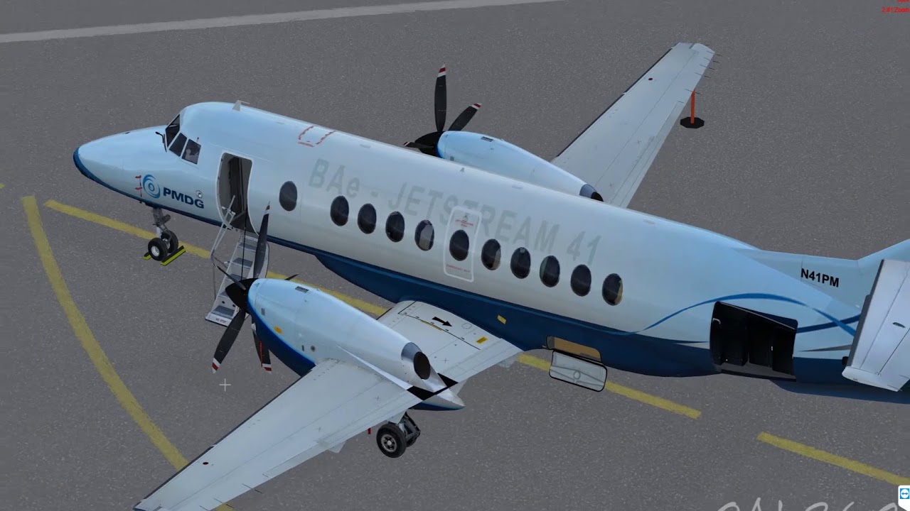 PMDG JS41 Beta P3dv4 review - YouTube