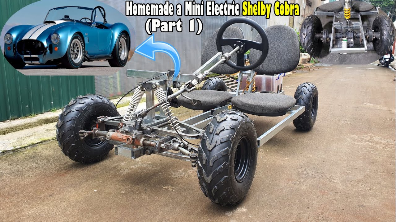 Homemade a Mini Electric Shelby Cobra (Part1) - YouTube