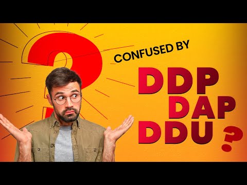Confused by DDP, DAP, DDU? Watch This Before Your Next Shipment! #ShippingTerms #DDPvsDAP #logistics