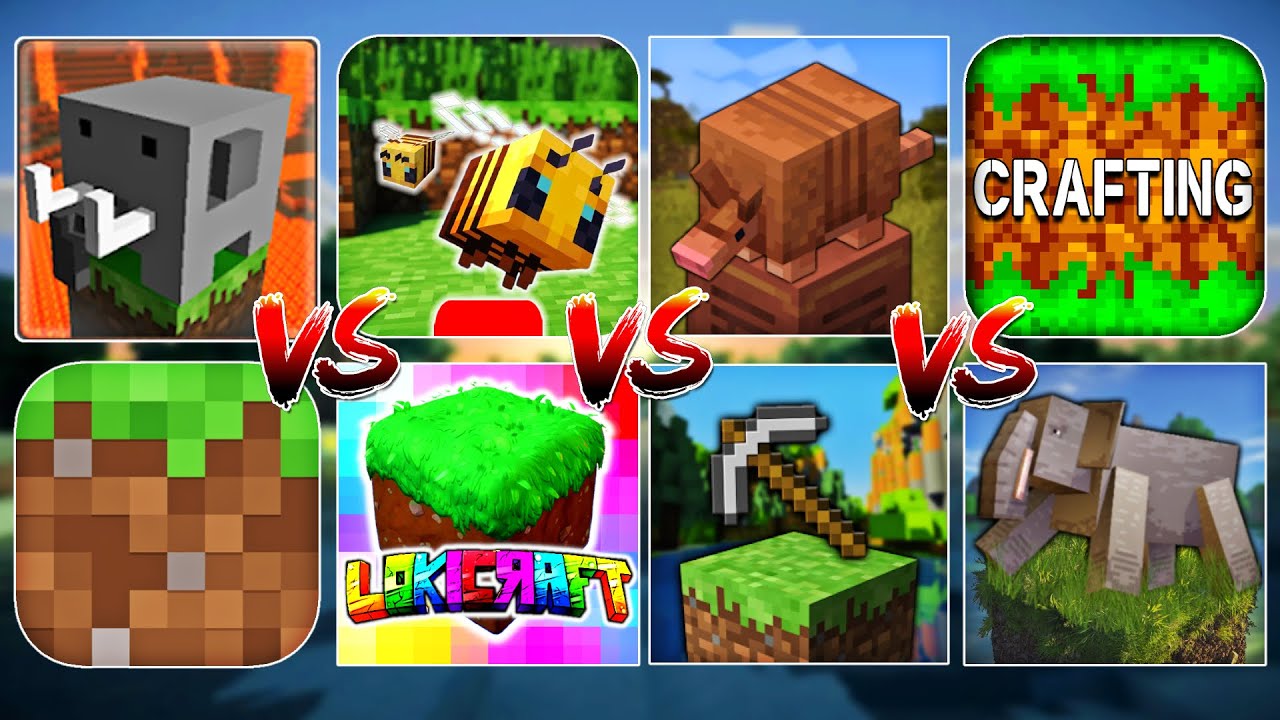 Craftsman VS Minecraft PE VS Mastercraft 2024 VS Crafting and Building ...