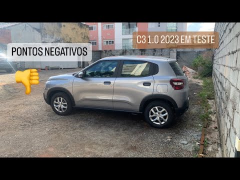 Pontos Negativos Citröen C3 Live Pack 1.0 2023 l Teste de Longa Duração ...